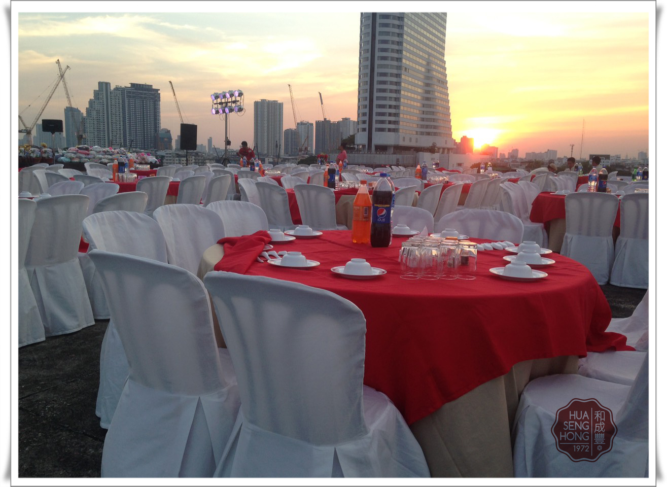 ฮั่วเซ่งฮง งานจัดเลี้ยงโต๊ะจีน นอกสถานที่